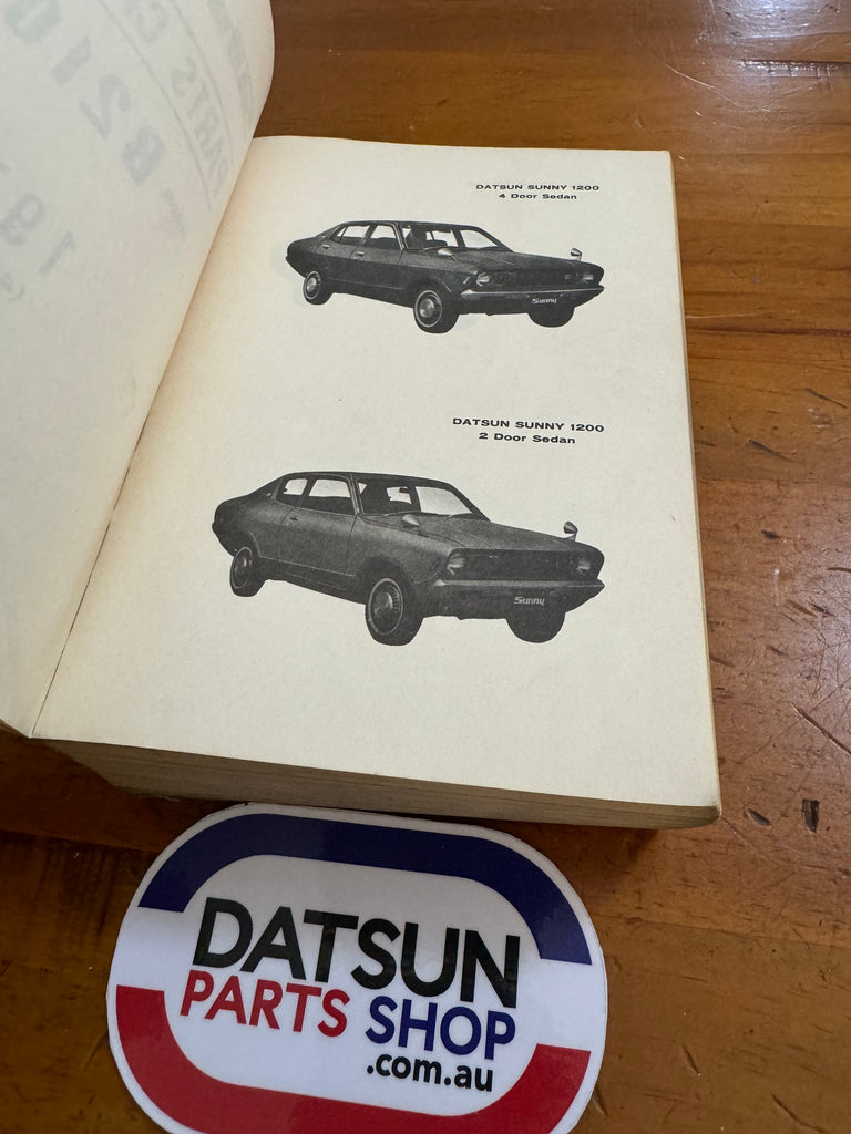 Datsun Sunny 120Y Parts Catalog B210 Used – Datsun Parts Shop