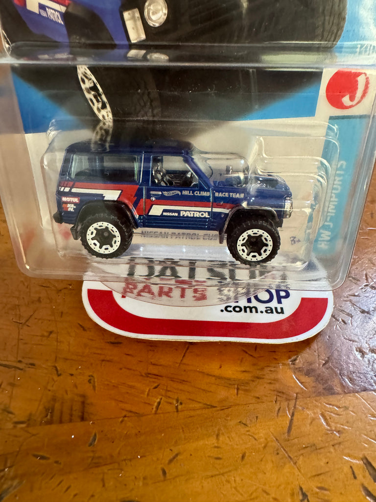 Hot Wheels NISSAN PATROL CUSTOM Blue. – Datsun Parts Shop