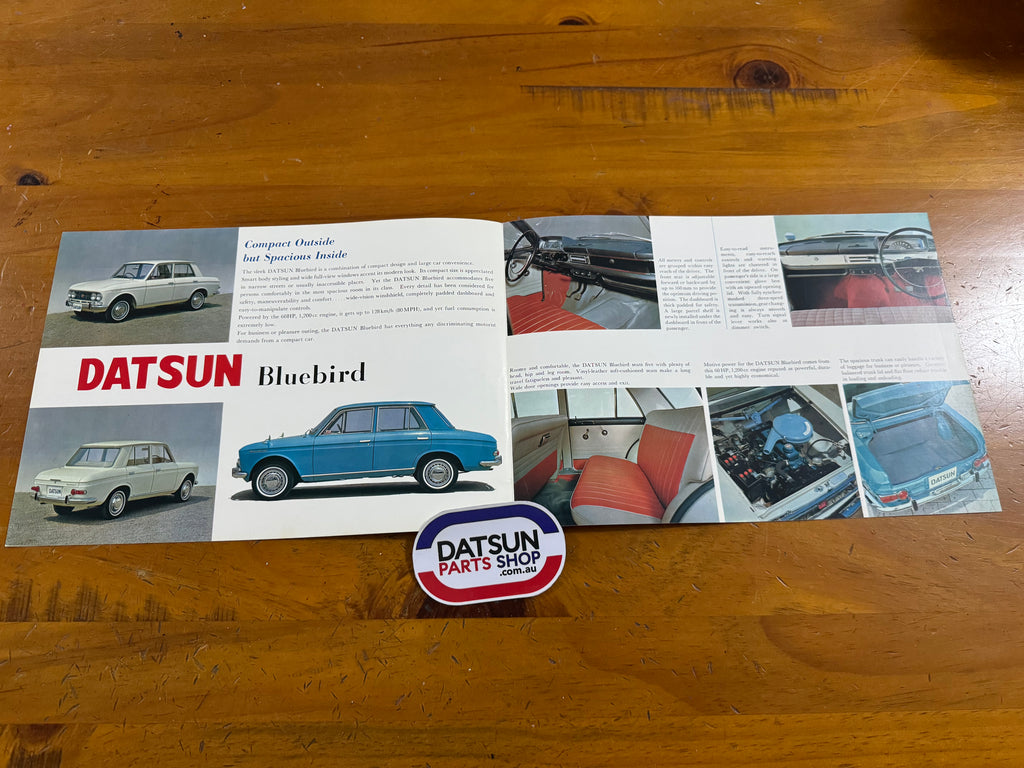 Datsun 410 Bluebird Sedan Sales Brochure – Datsun Parts Shop