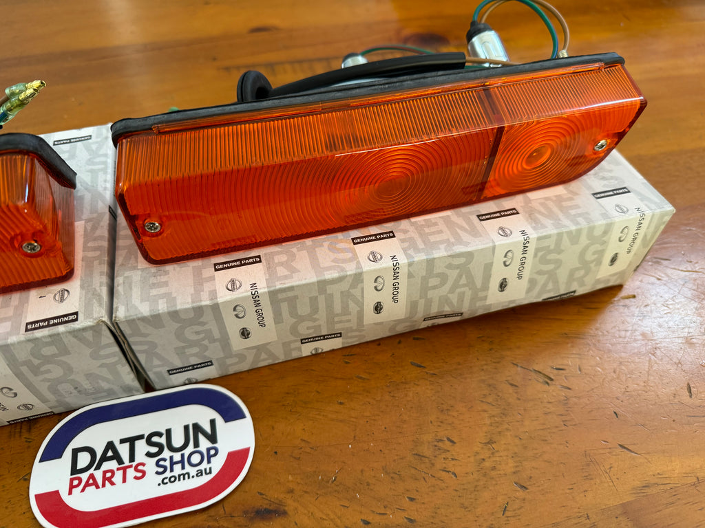 Datsun 1200 JDM Front Combo Light Pair Genuine New Old Stock – Datsun ...
