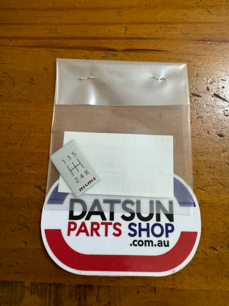 Nismo Shift Pattern Label 5 Speed Genuine – Datsun Parts Shop