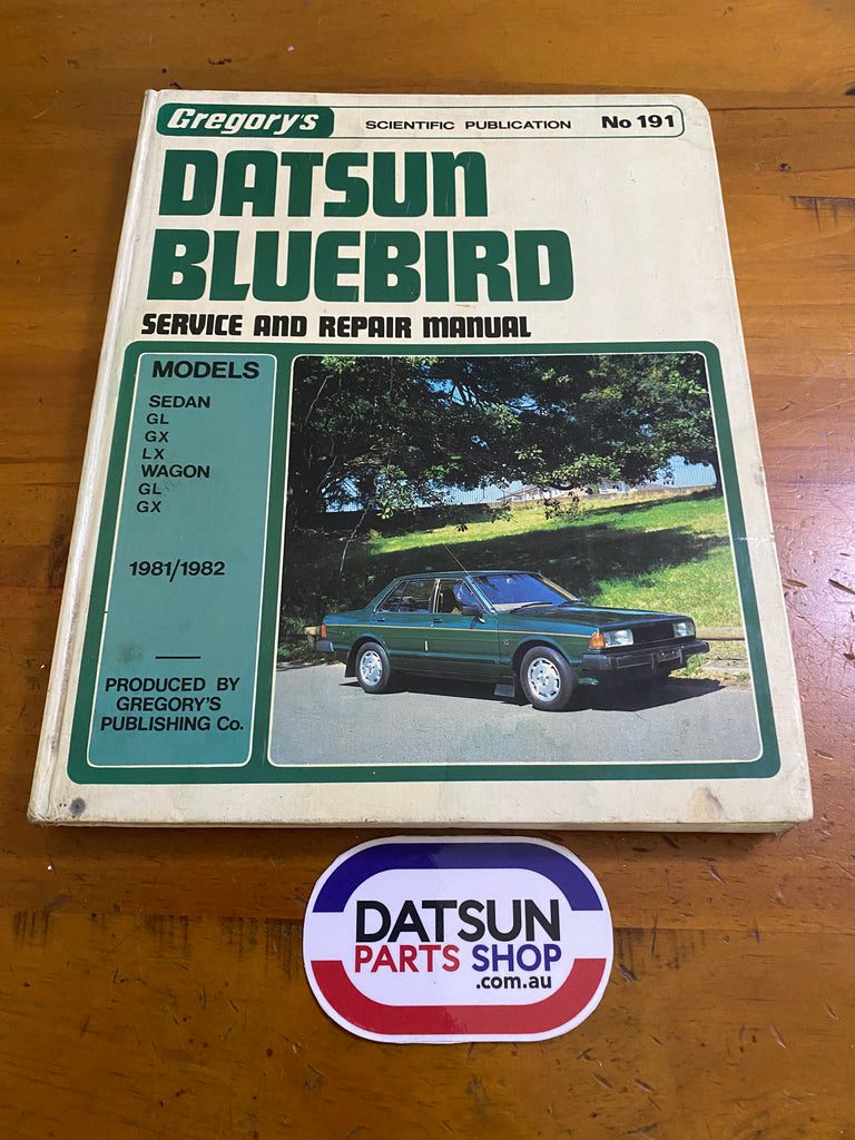 Datsun 910 Bluebird Service Manual Used Gregory’s Book – Datsun Parts Shop